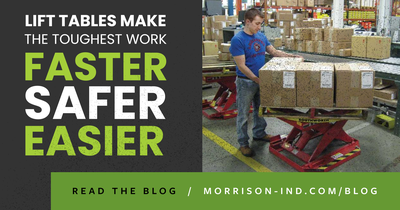 Lift Tables: an ergonomic solution for preventing worker injuries