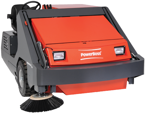 Powerboss Armadillo Industrial Rider Sweepers, Models 6X - 10X