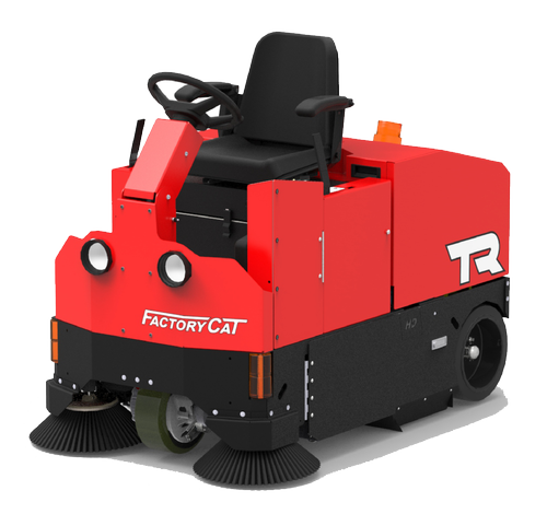 FactoryCat TR Rider Industrial Floor Sweeper