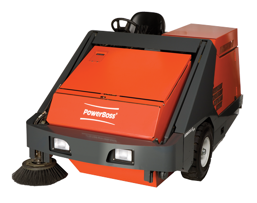 PowerBoss Armadillo 9X Industrial Rider Sweeper